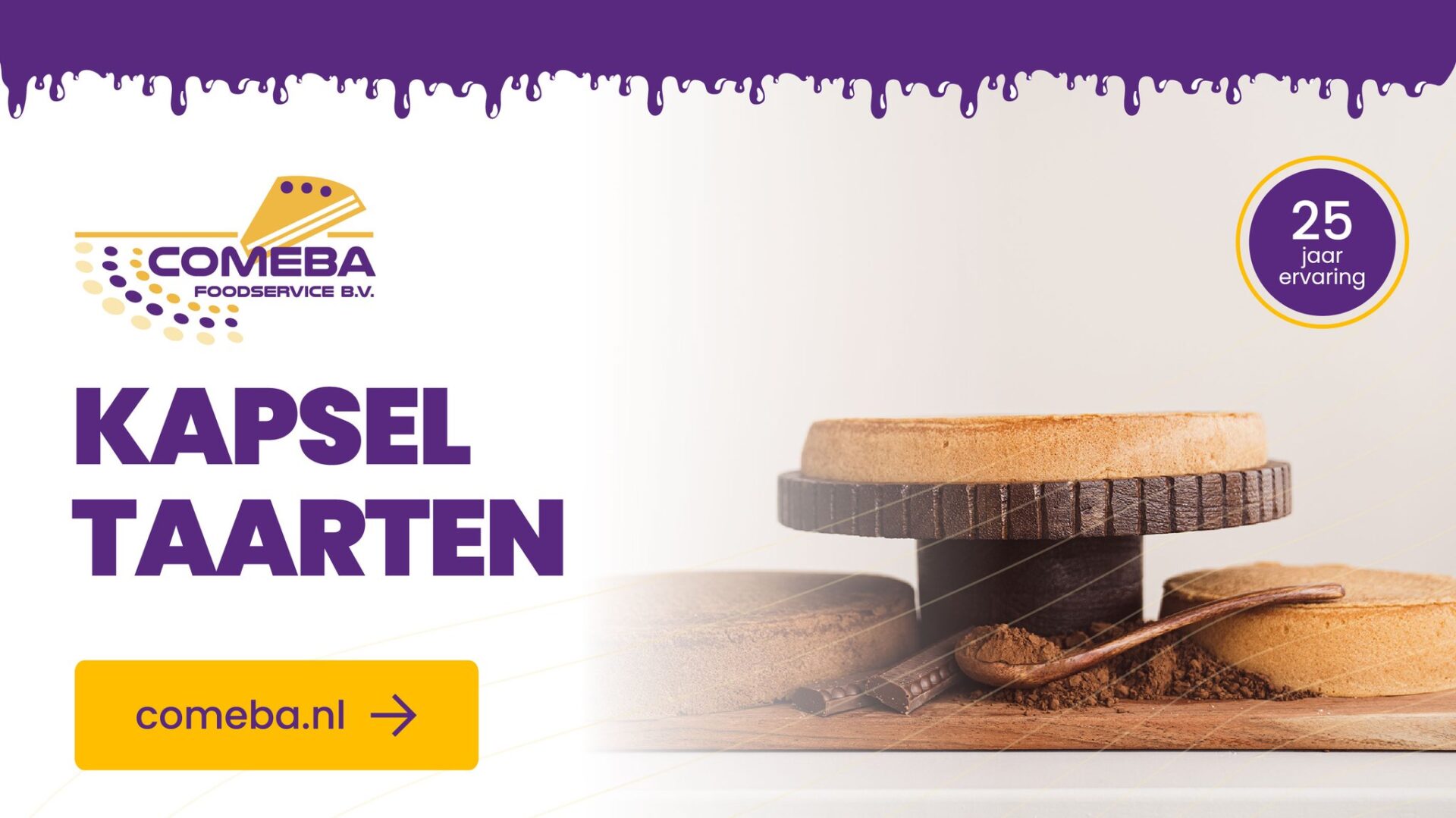 Kapseltaarten van Comeba Foodservice! - Comeba